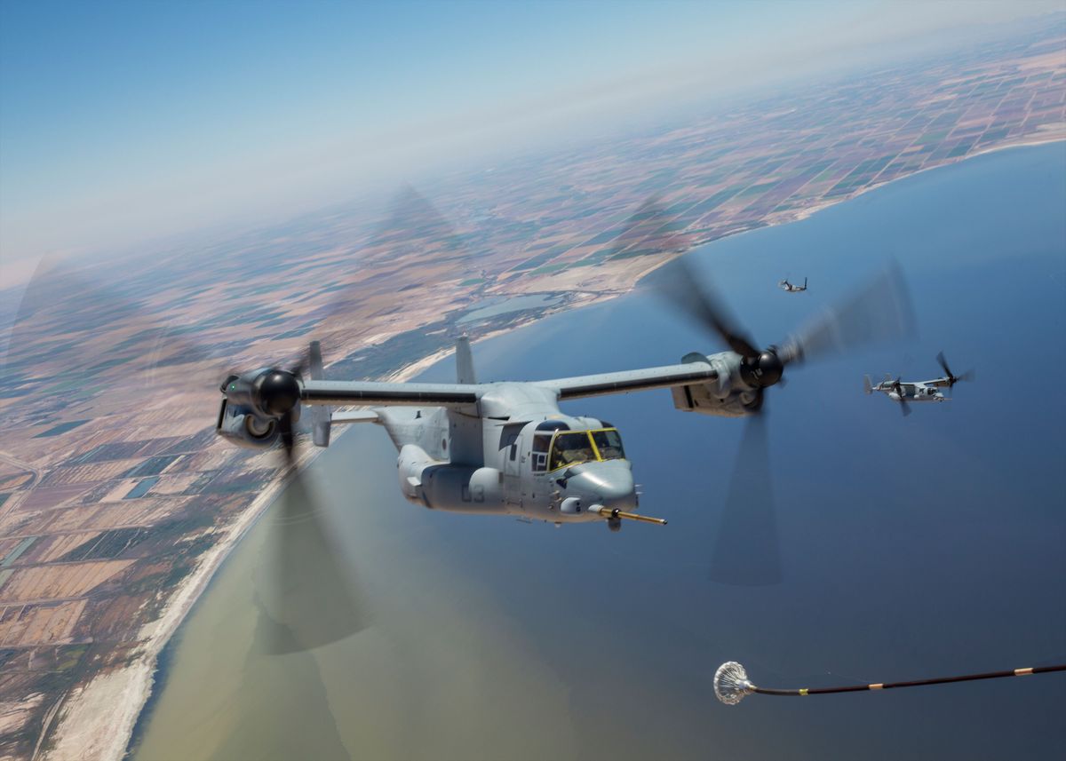 'V22 Osprey' Poster, picture, metal print, paint by Conceptual ...