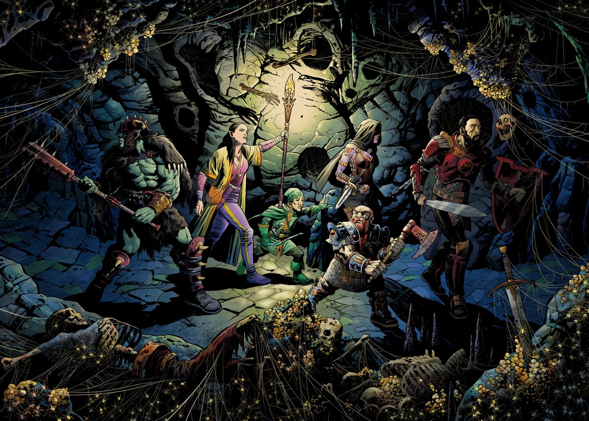 'Dungeon Crawlers' Poster, picture, metal print, paint by Slobodan ...