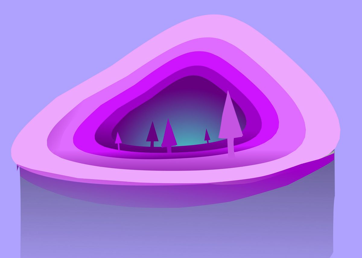 'flat design 2' Poster, picture, metal print, paint by Hafis | Displate