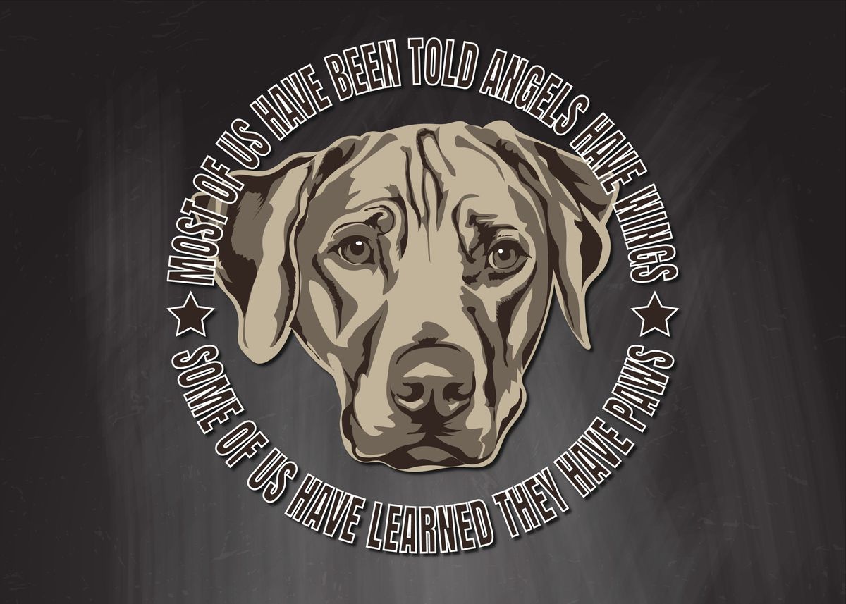 'Rhodesian Ridgeback' Poster by Smiling Nerd | Displate
