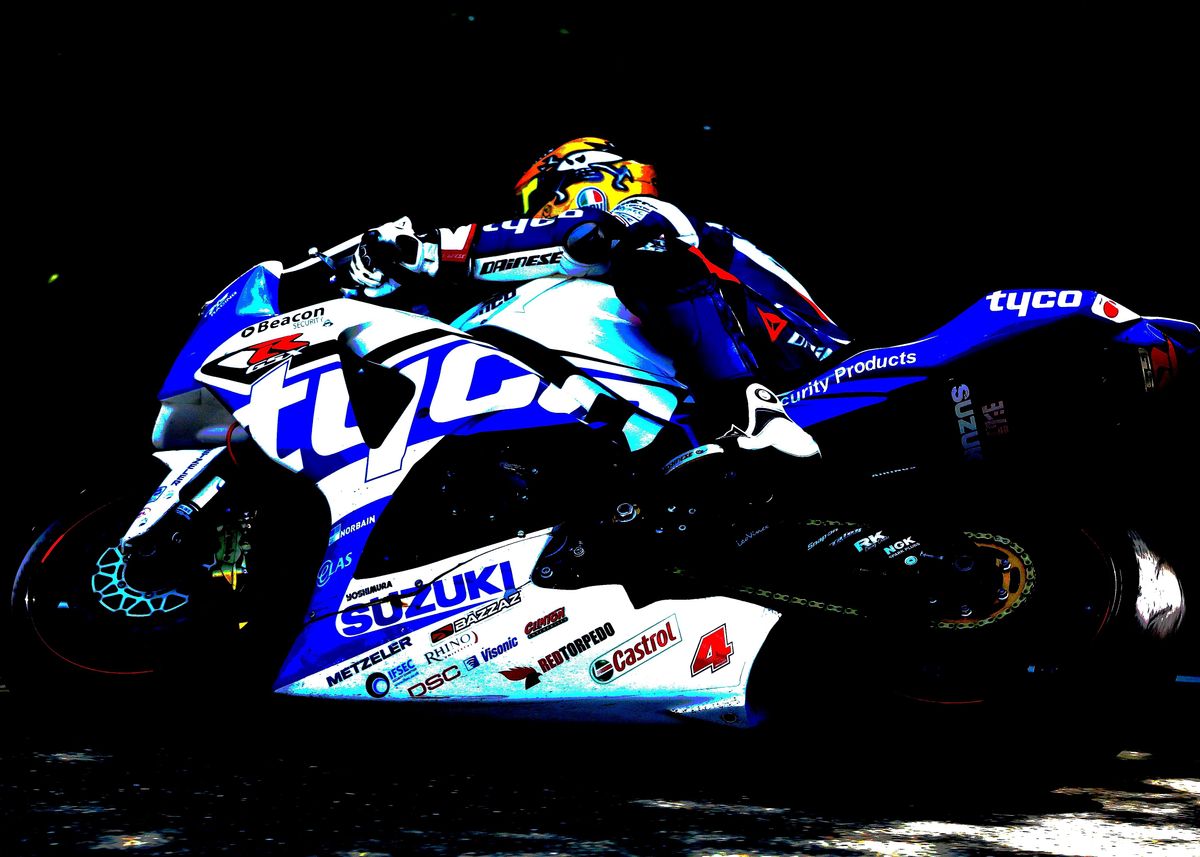 'Guy Martin' Poster by Glue | Displate