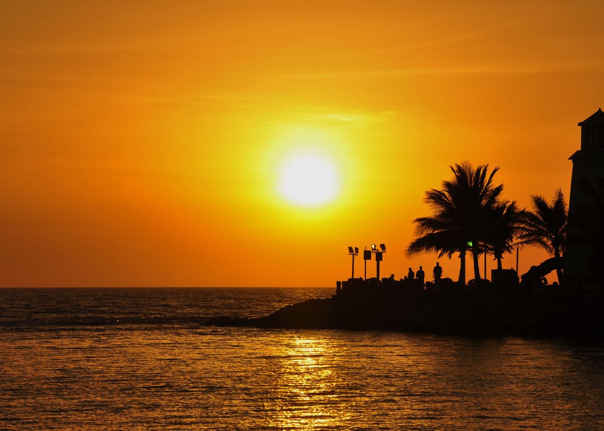 'Jeddah Sunset' Poster by George Paris | Displate