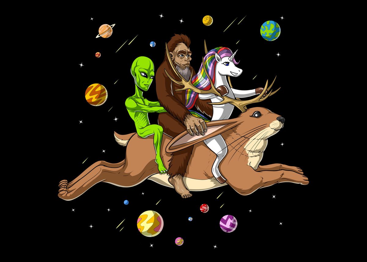 'Cryptozoology Adventure' Poster by Psychonautica | Displate