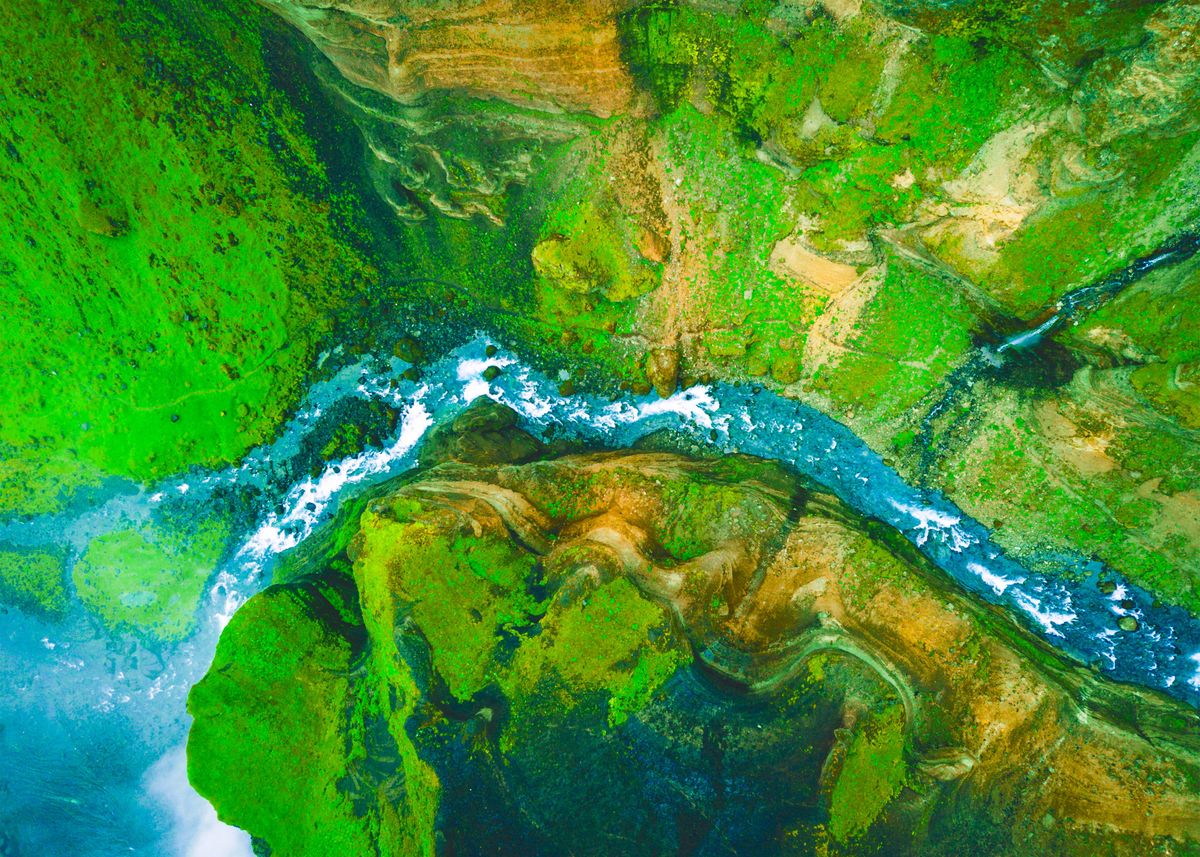 'World From Above' Poster, picture, metal print, paint by Stunning ...