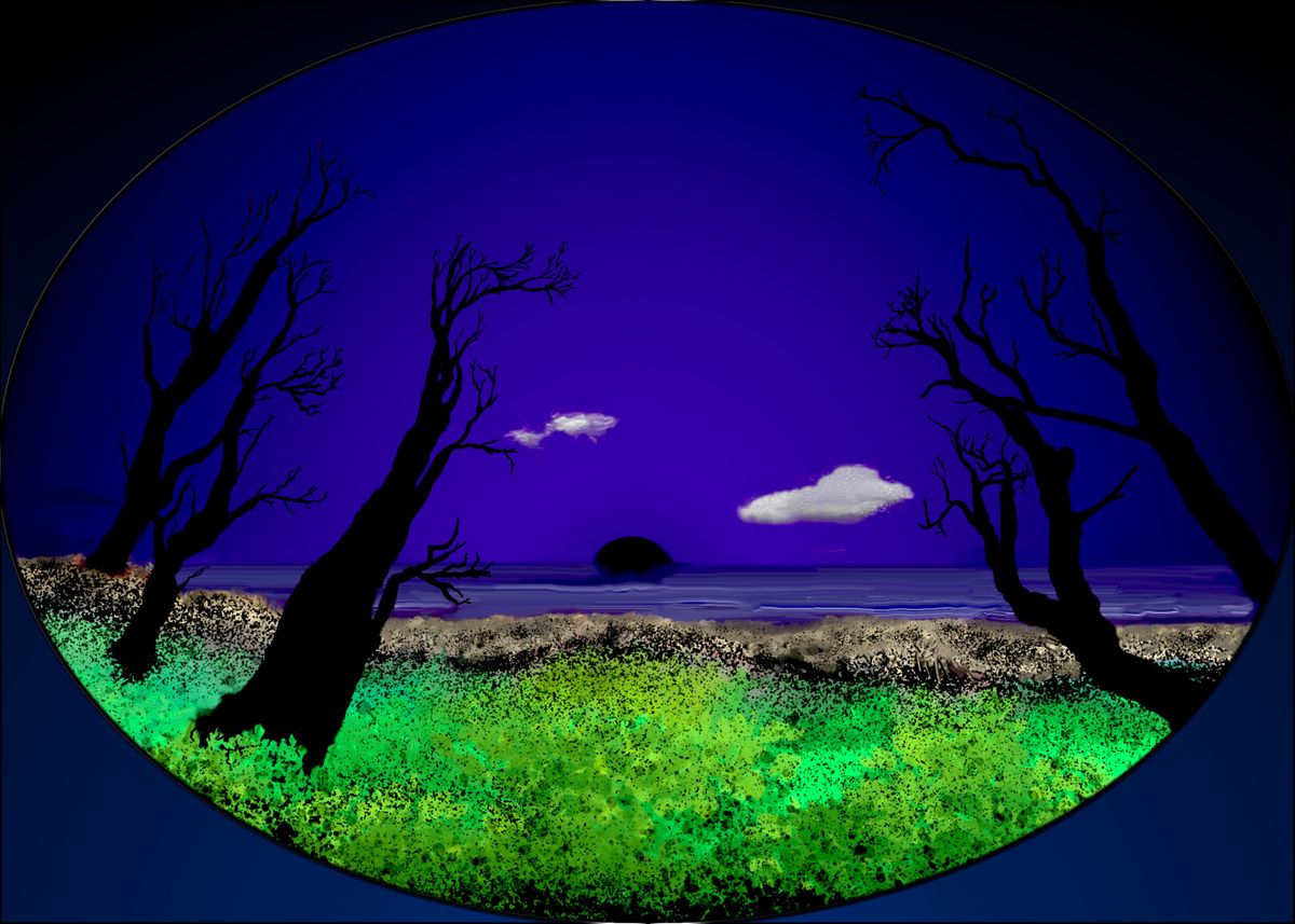 'Black Hole Rising' Poster, picture, metal print, paint by Nico Birk ...