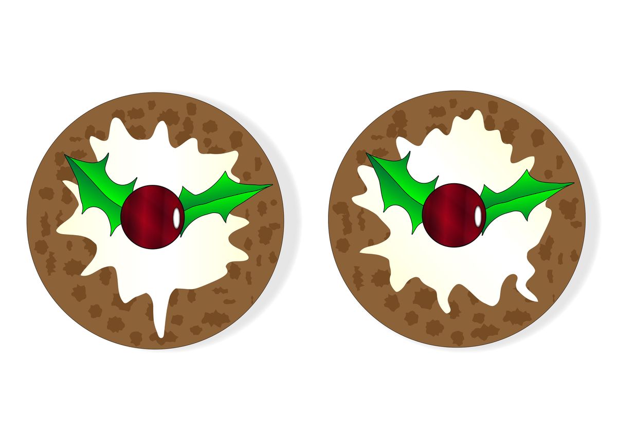 'A Pair Of Plum Puddings' Poster by HomeStead Digital | Displate