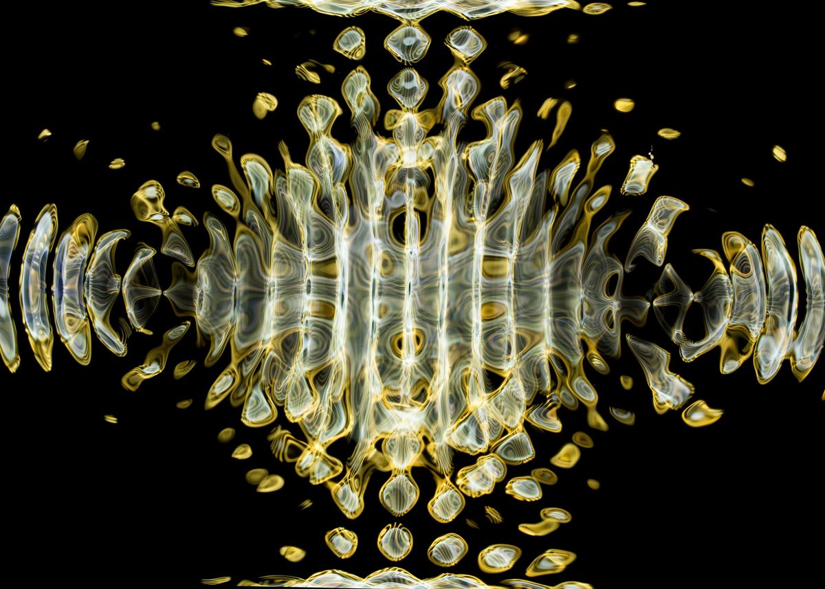 'Interference Pattern ' Poster, picture, metal print, paint by Le5 ...