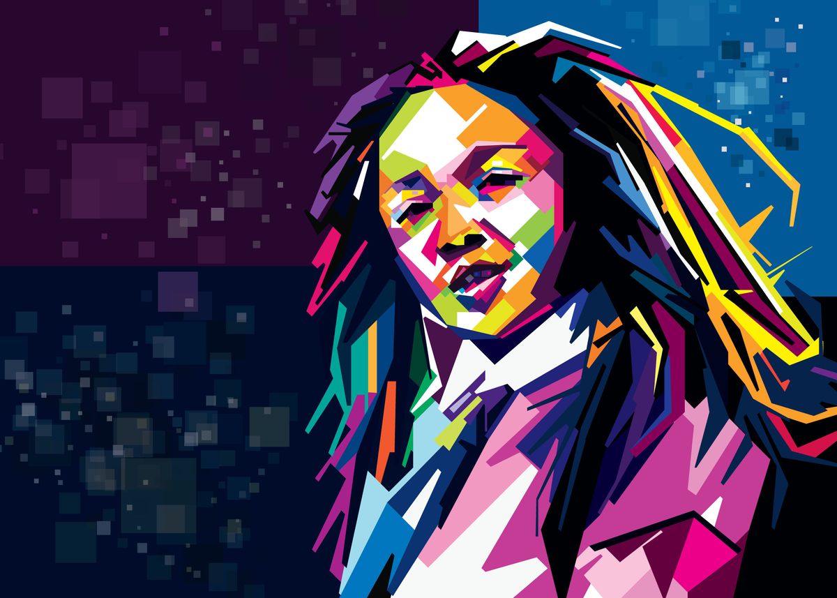 'Bocah Children Dieng WPAP' Poster by Addinu Mbleg | Displate