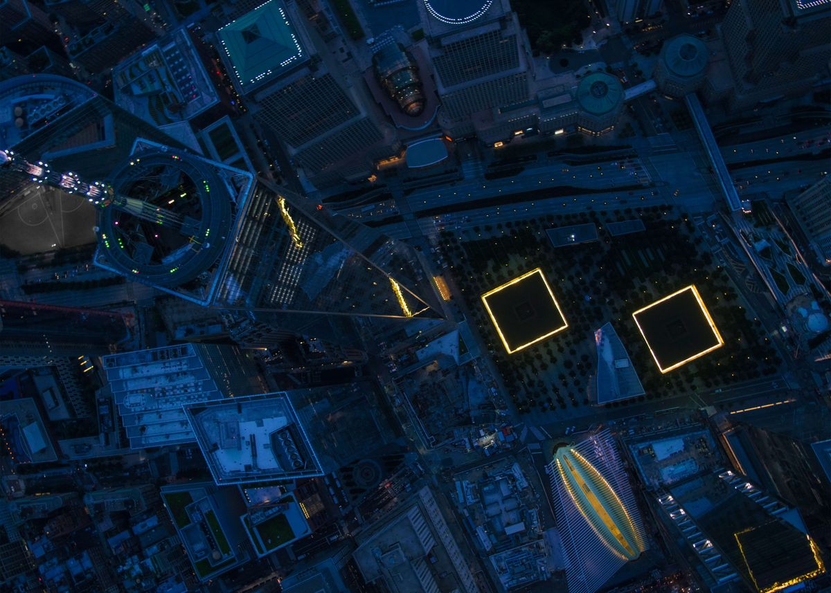 'World From Above' Poster by Stunning Wallpapers | Displate