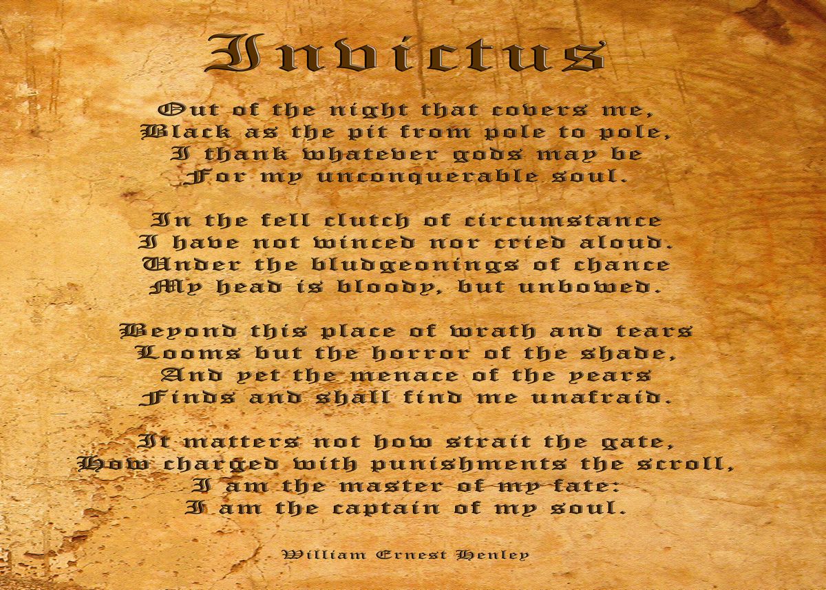 'Invictus landscape' Poster, picture, metal print, paint by Kurt Van ...