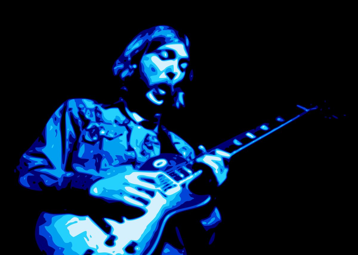 'Dwayne Allman ' Poster, picture, metal print, paint by Josh B | Displate