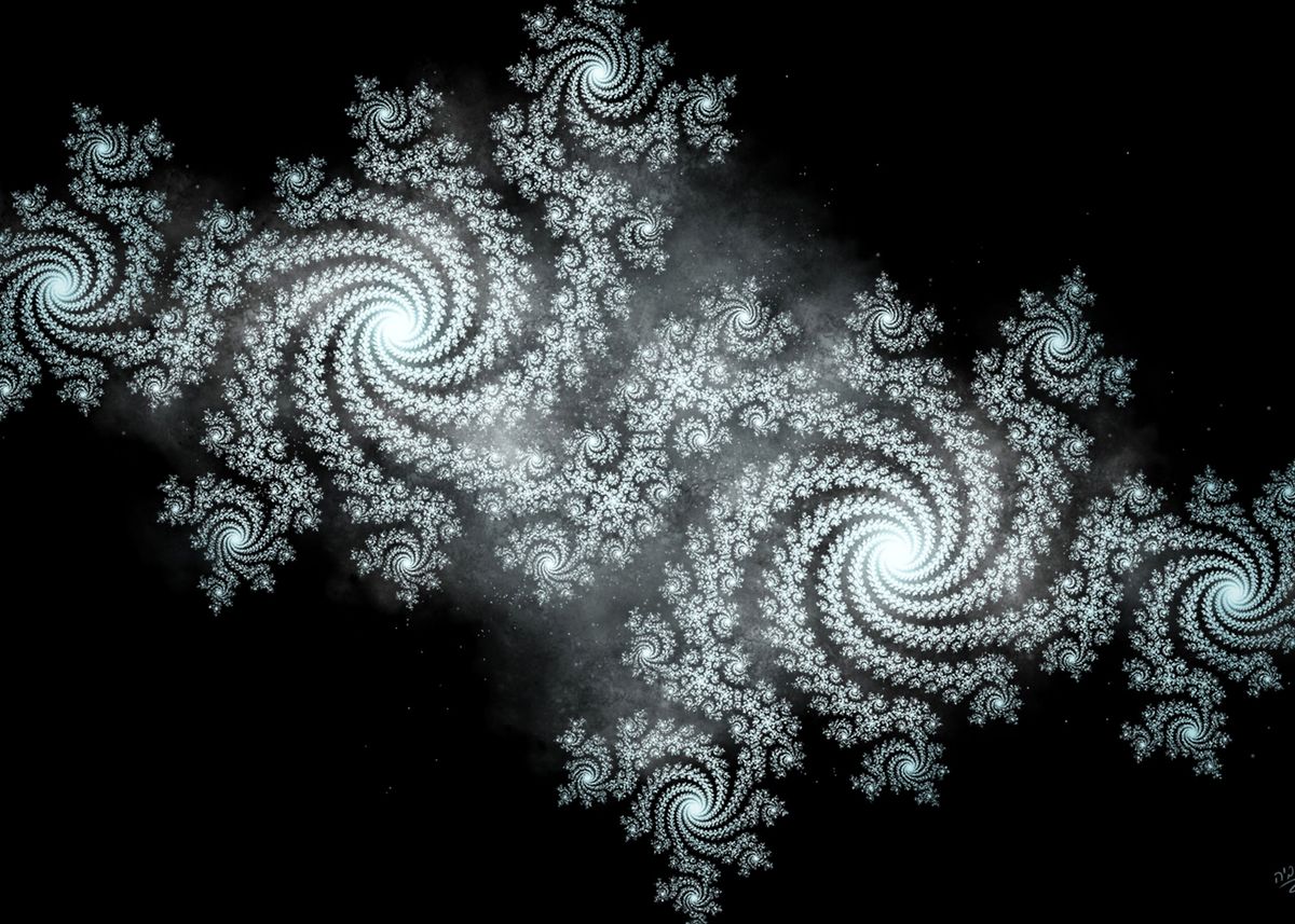 'Angels Spiral' Poster, picture, metal print, paint by Haleviyah | Displate