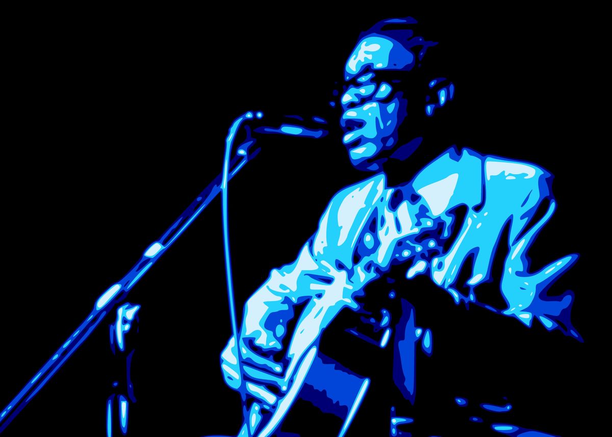 'Lightnin Hopkins ' Poster by Josh B | Displate
