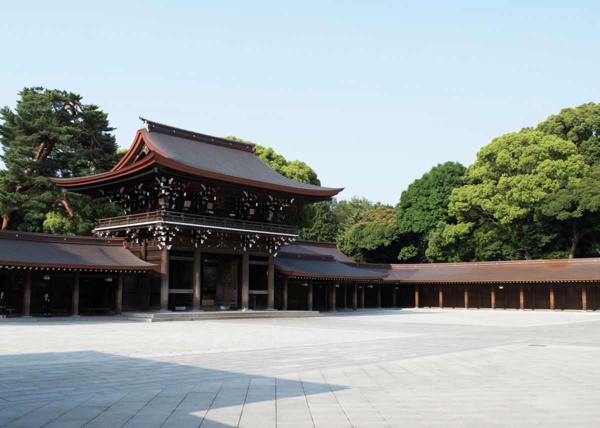 'A Morning with Meiji' Poster, picture, metal print, paint by Luke ...