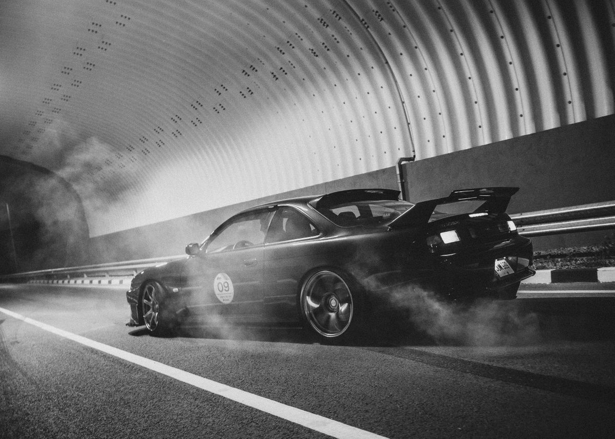 'Nissan Silvia' Poster, picture, metal print, paint by Deividas Liepa ...
