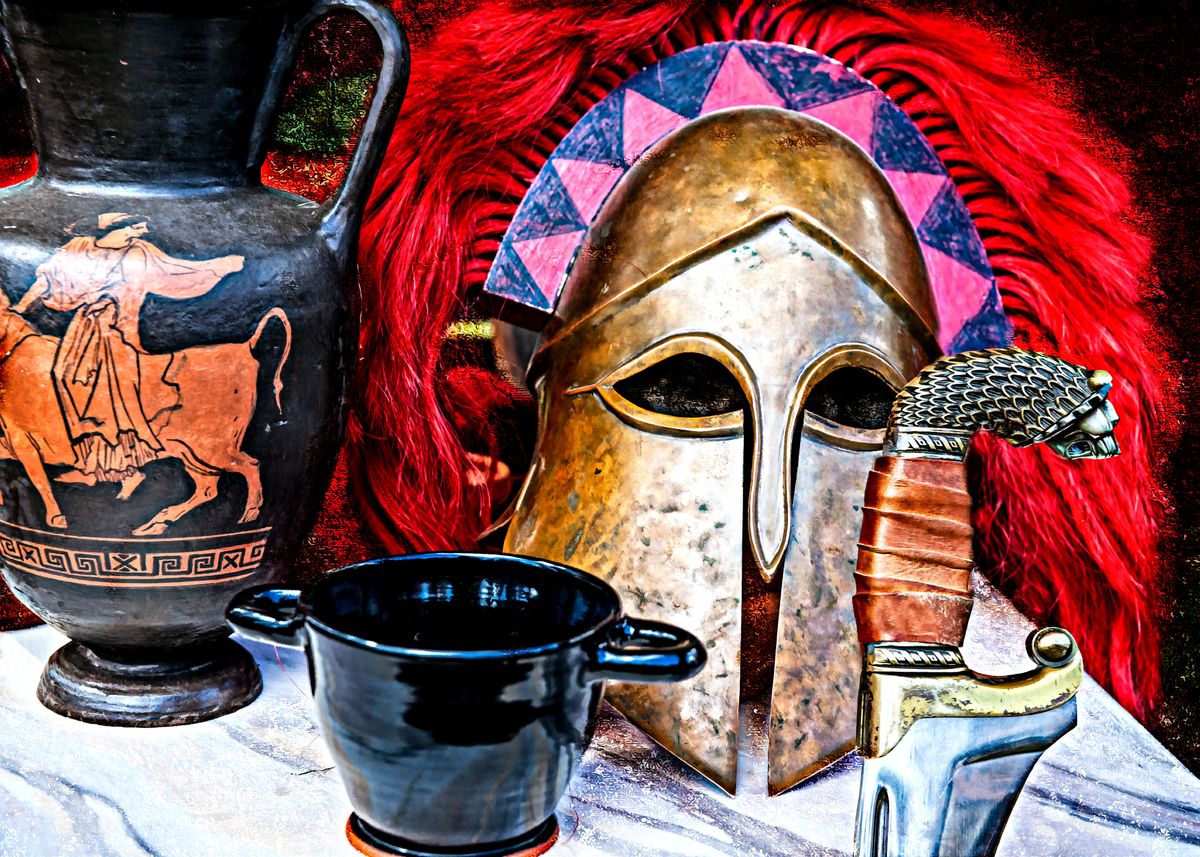 'Ancient Greece Genius' Poster, picture, metal print, paint by Art ...