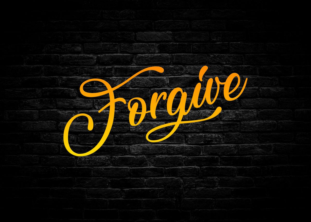 'Forgive' Poster by Graphix | Displate