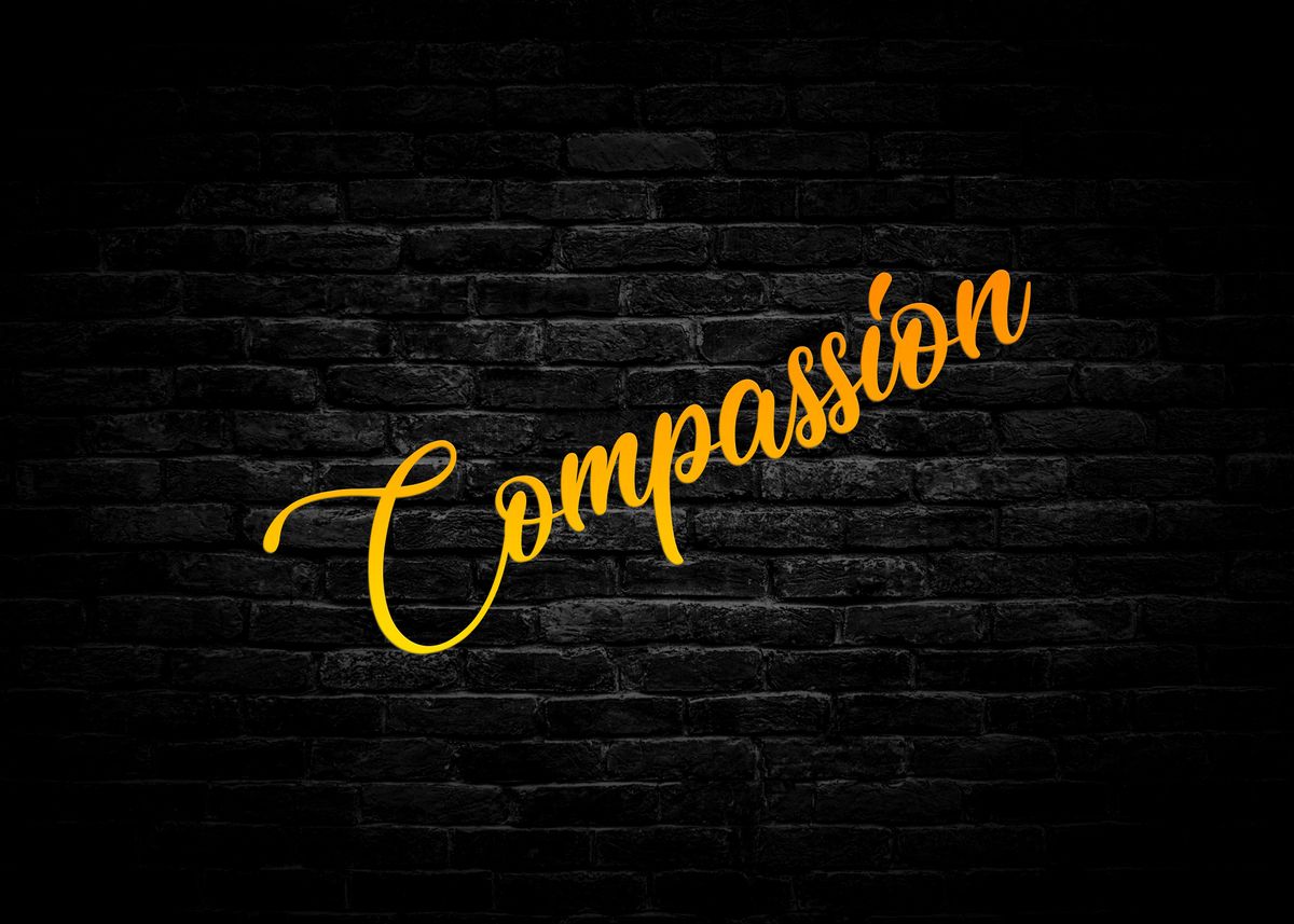 'Compassion' Poster, picture, metal print, paint by Graphix | Displate