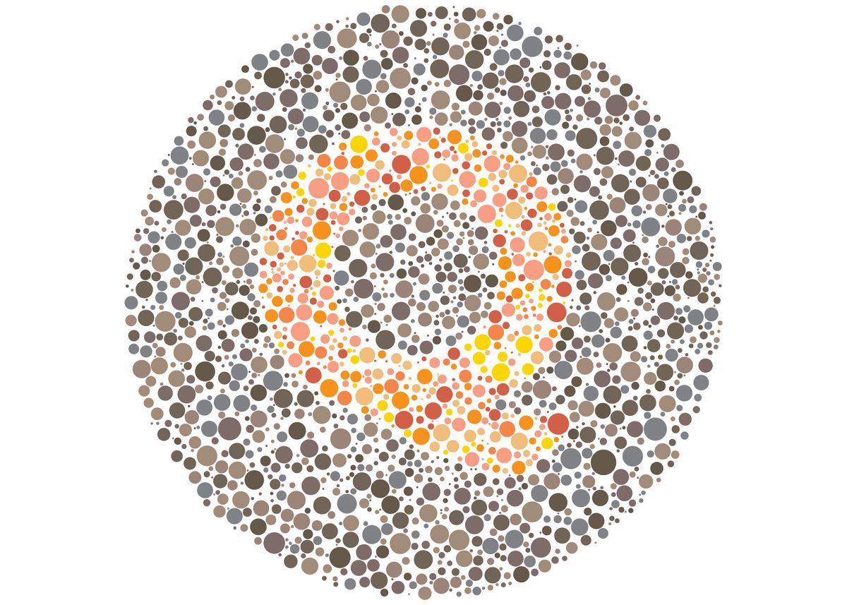 'Q Eye Test Letter Circle' Poster by Cornea Designs | Displate