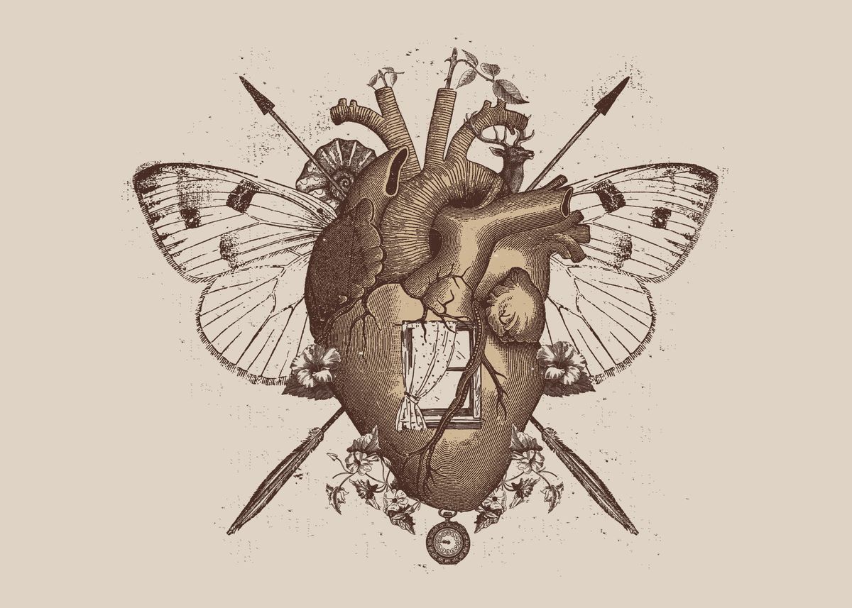 'Open your heart' Poster by Dario Silva | Displate