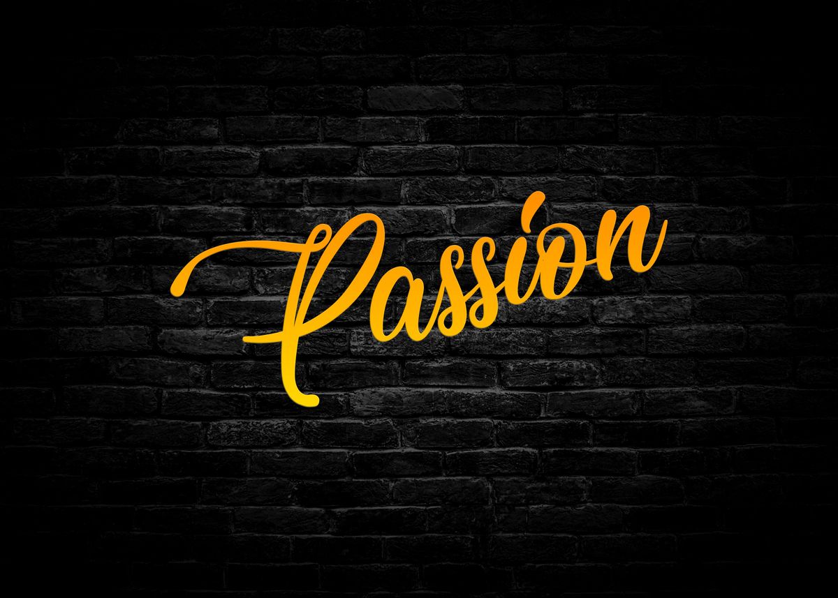 'Passion' Poster, picture, metal print, paint by Graphix | Displate