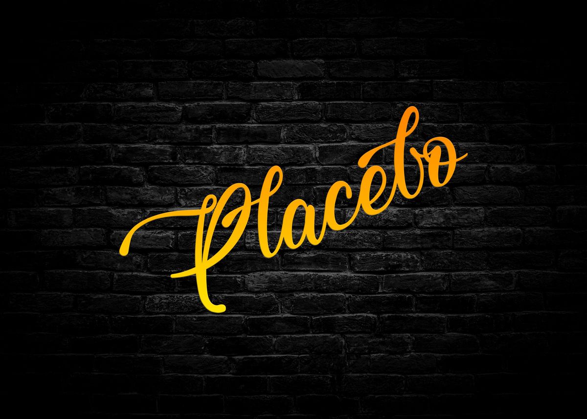 'Placebo' Poster, picture, metal print, paint by Graphix | Displate
