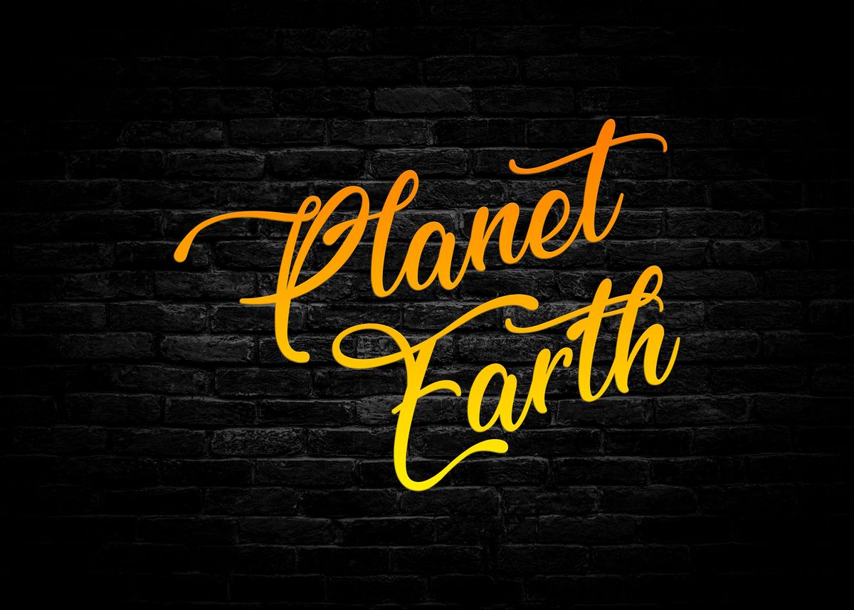 'Planet Earth' Poster by Graphix | Displate