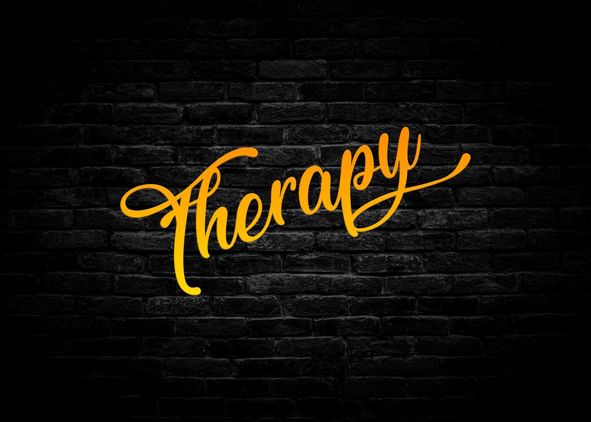'Therapy' Poster by Graphix | Displate