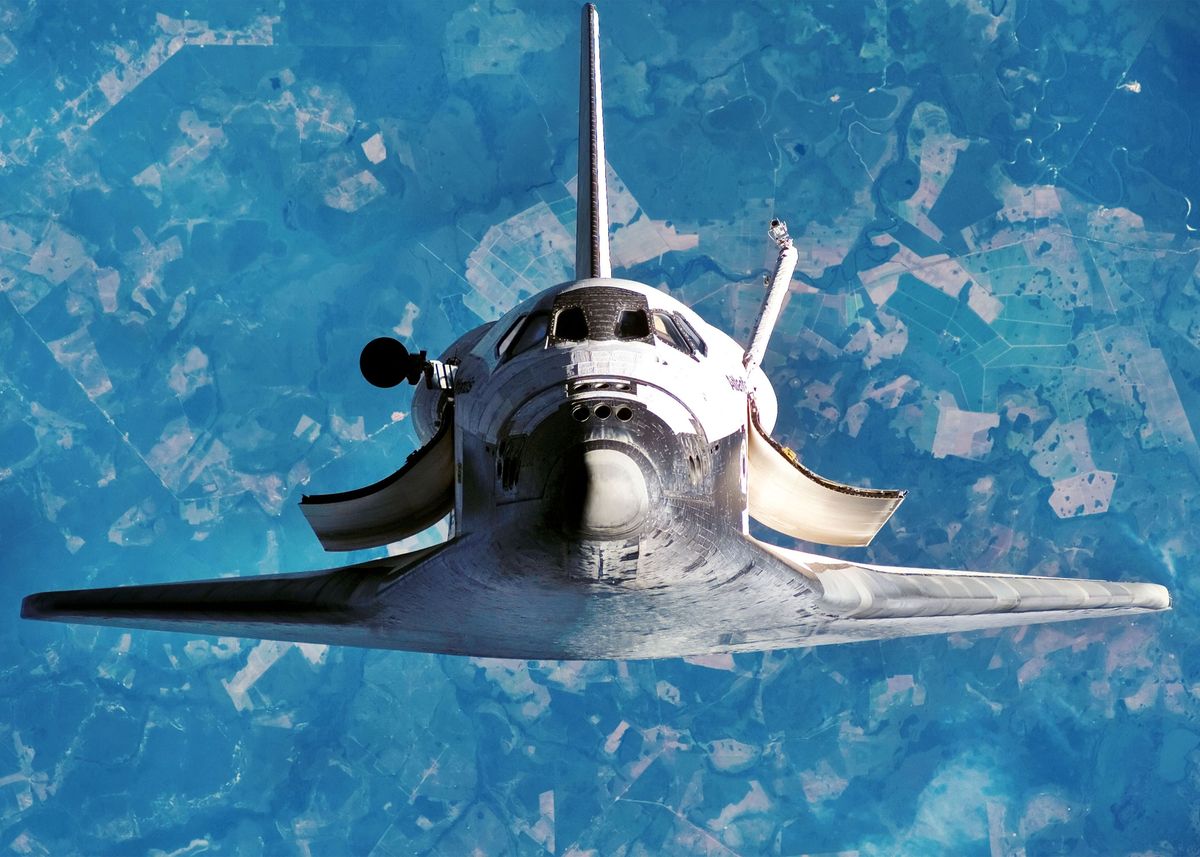Space Shuttle Head On View