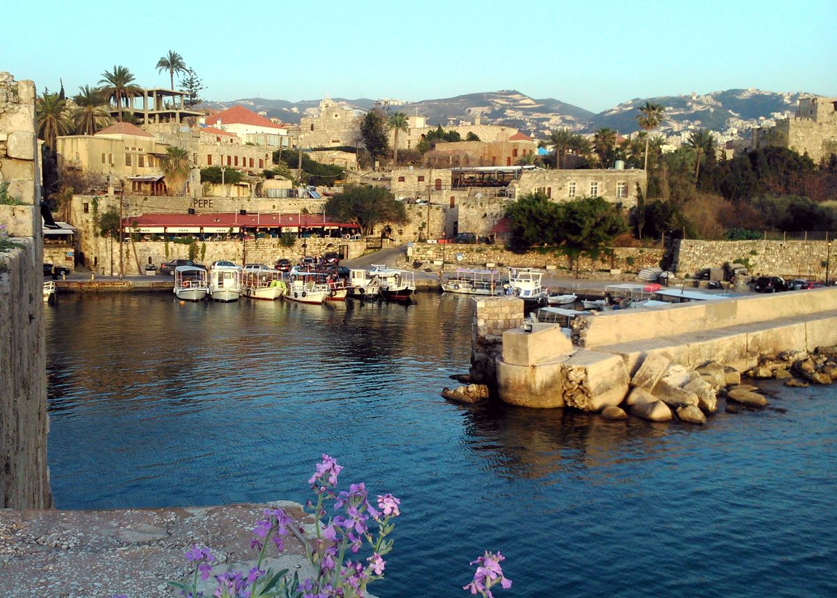 'Byblos Old Port' Poster, picture, metal print, paint by Jewels Parnas ...