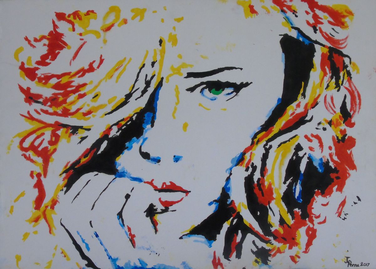 'Gabrielle' Poster by JERFLO | Displate