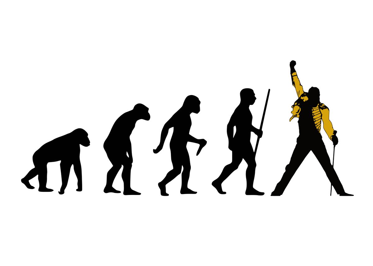 'Rock Evolution' Poster, picture, metal print, paint by Filip Hellman ...