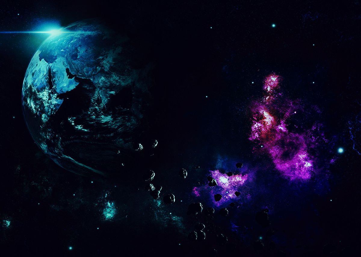 'Universe LN3' Poster, picture, metal print, paint by LN DESIGN | Displate