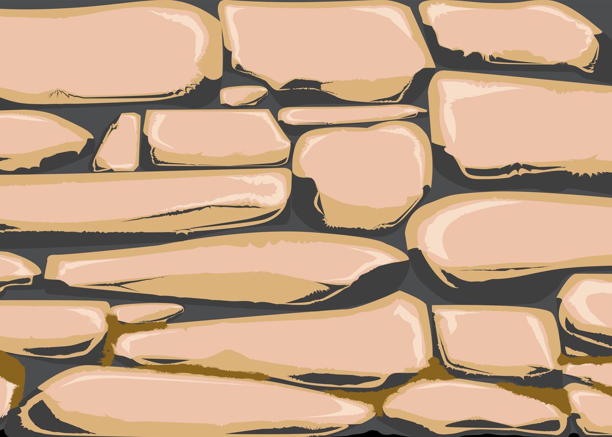 'Dry Stone Wall' Poster by HomeStead Digital | Displate