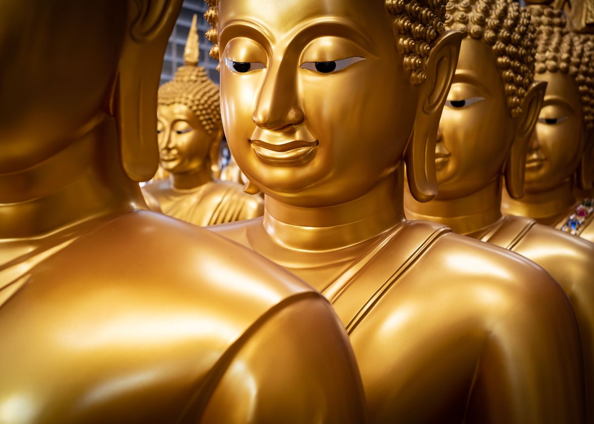 'Buddhist wholesale shop' Poster, picture, metal print, paint by Robert ...