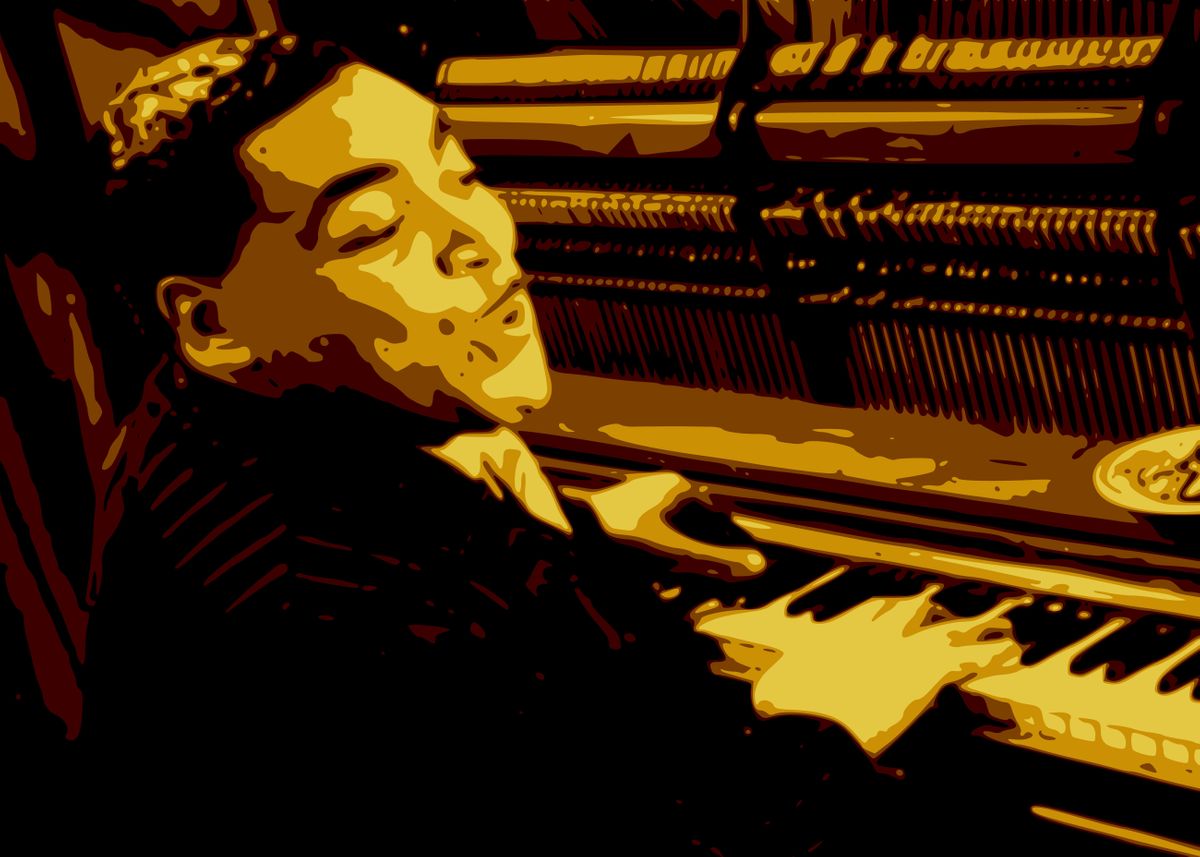 'Fats Waller' Poster, picture, metal print, paint by Creatify ...