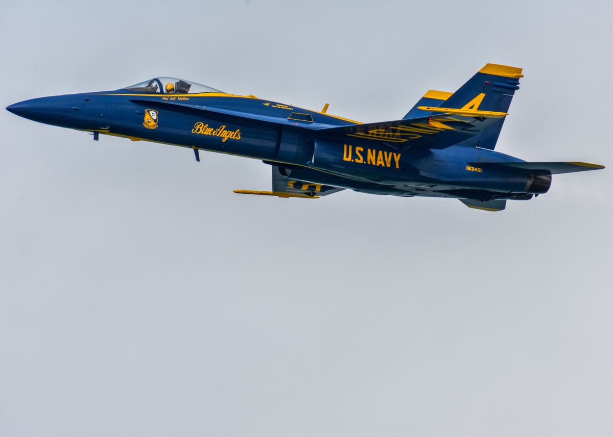 'Blue Angels' Poster, picture, metal print, paint by Nick GS | Displate