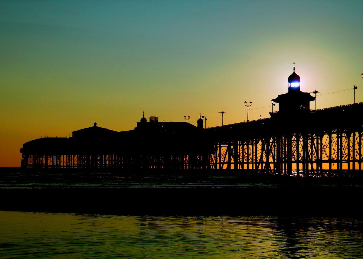 'Blackpool Pier' Poster, picture, metal print, paint by Tom Josselyn ...
