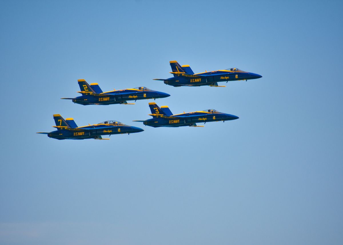 'Blue Angels' Poster by Nick GS | Displate
