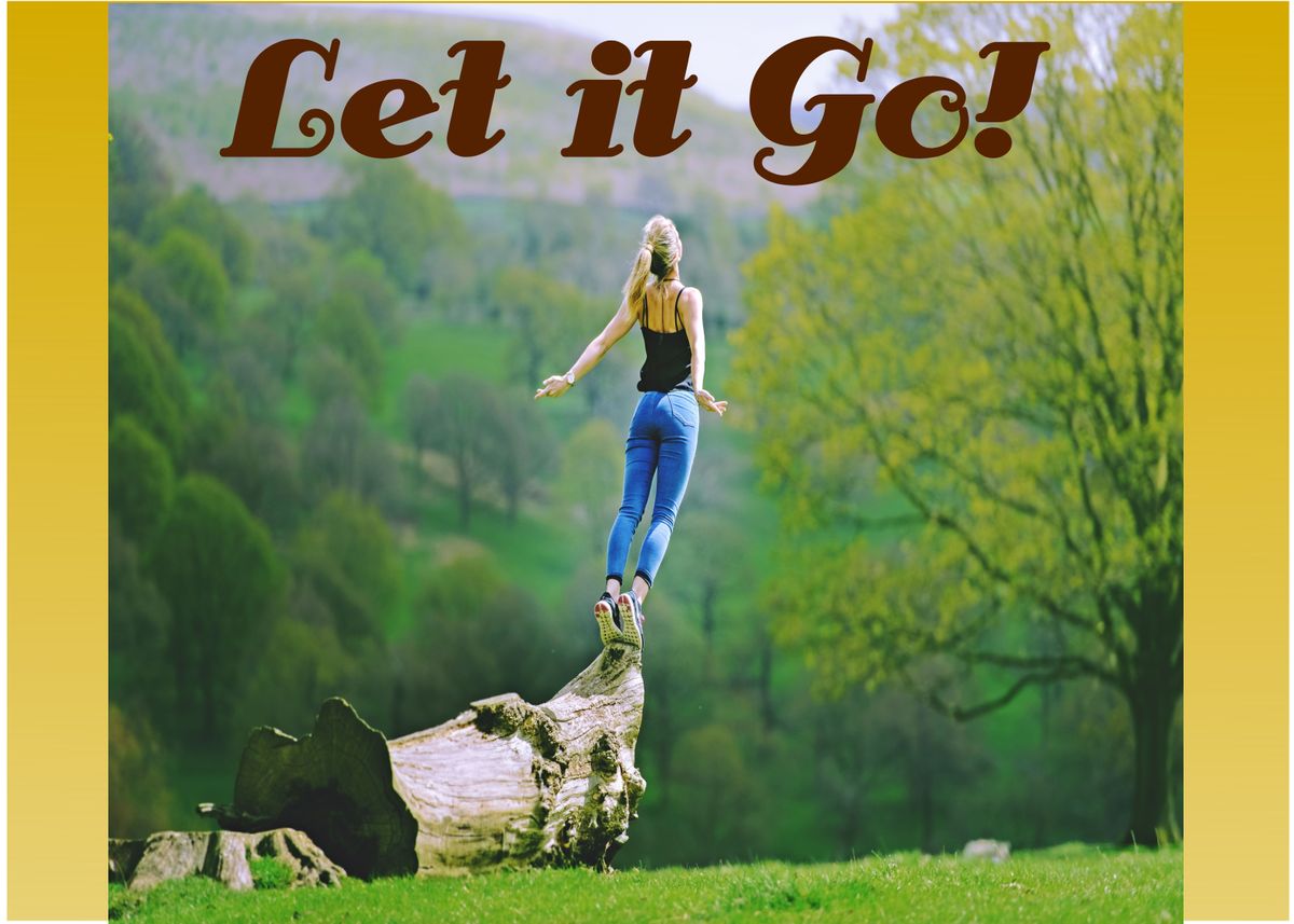 'Let it Go' Poster, picture, metal print, paint by Sarang S | Displate