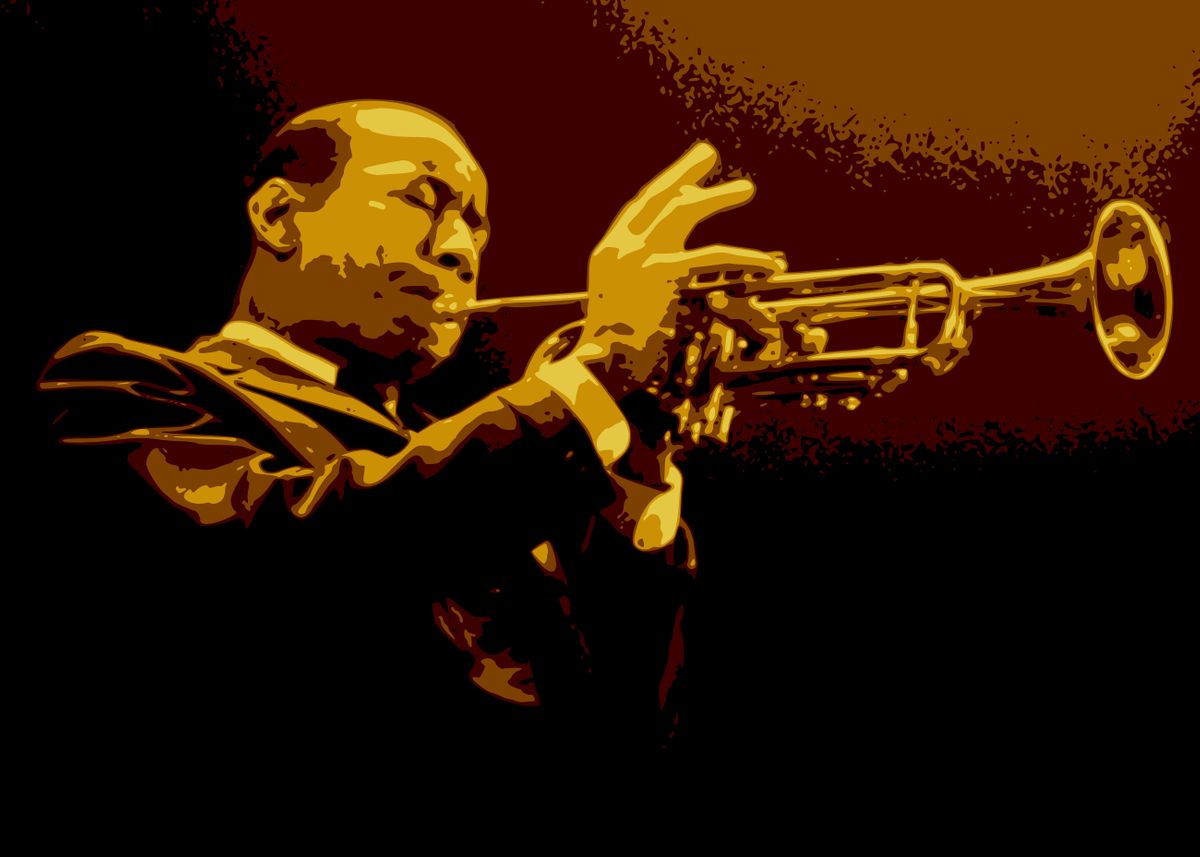 'Lee Morgan ' Poster, picture, metal print, paint by Josh B | Displate