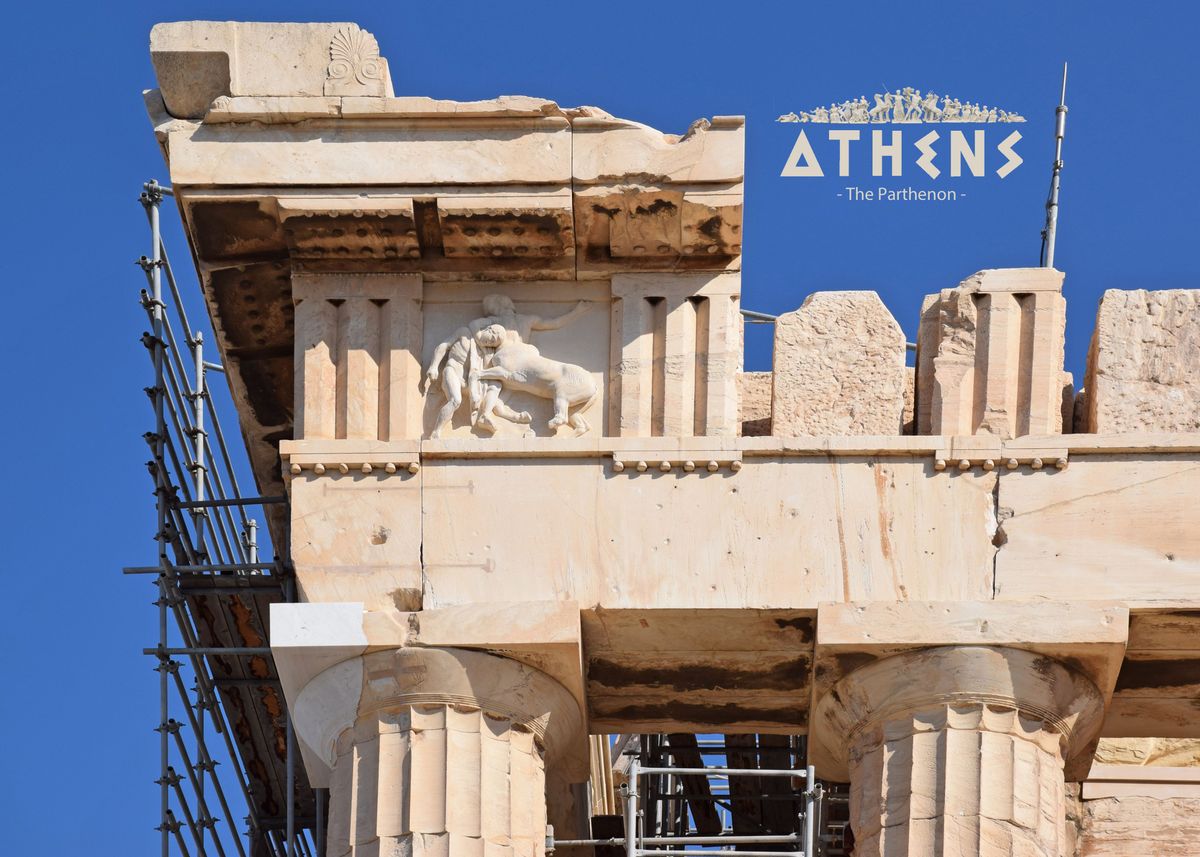 'The Parthenon' Poster, picture, metal print, paint by Mike Pratt ...