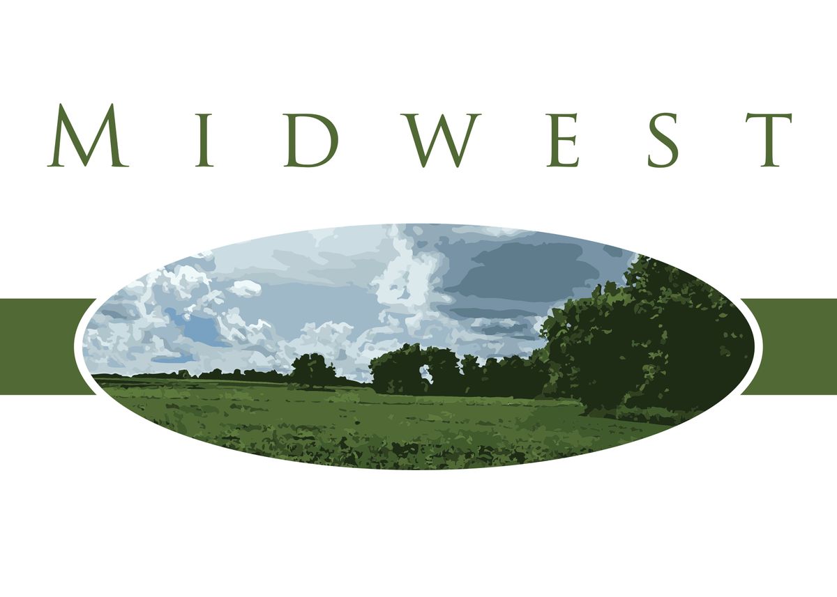 'Midwest Farm Country' Poster, picture, metal print, paint by Jangus ...