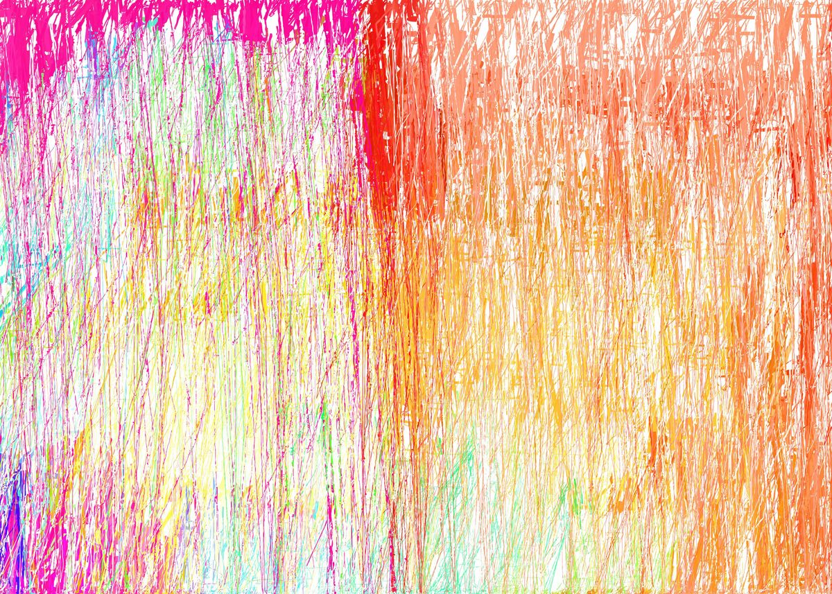 'colorful stroke lines' Poster by eigens | Displate