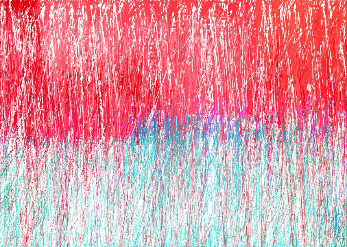 'colorful stroke lines' Poster by eigens | Displate