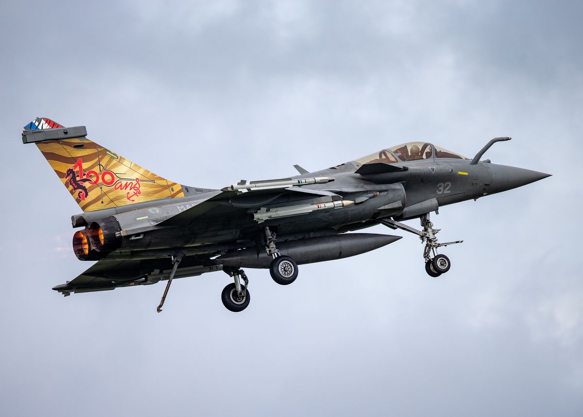 'Rafale M full AB ' Poster, picture, metal print, paint by Sebastien ...