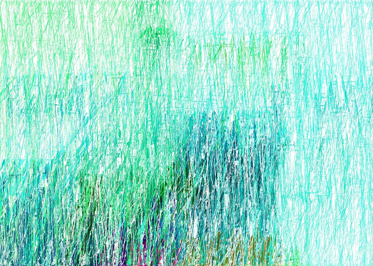 'colorful stroke lines' Poster by eigens | Displate