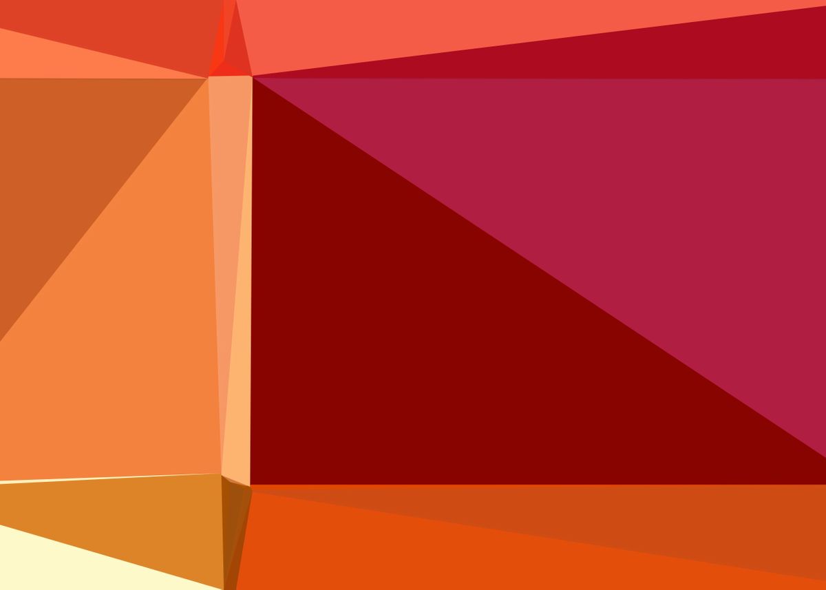 'colorful triangle art' Poster by eigens | Displate