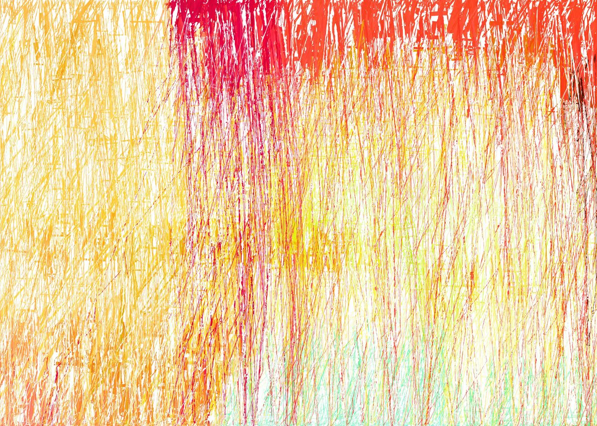 'colorful stroke lines' Poster by eigens | Displate