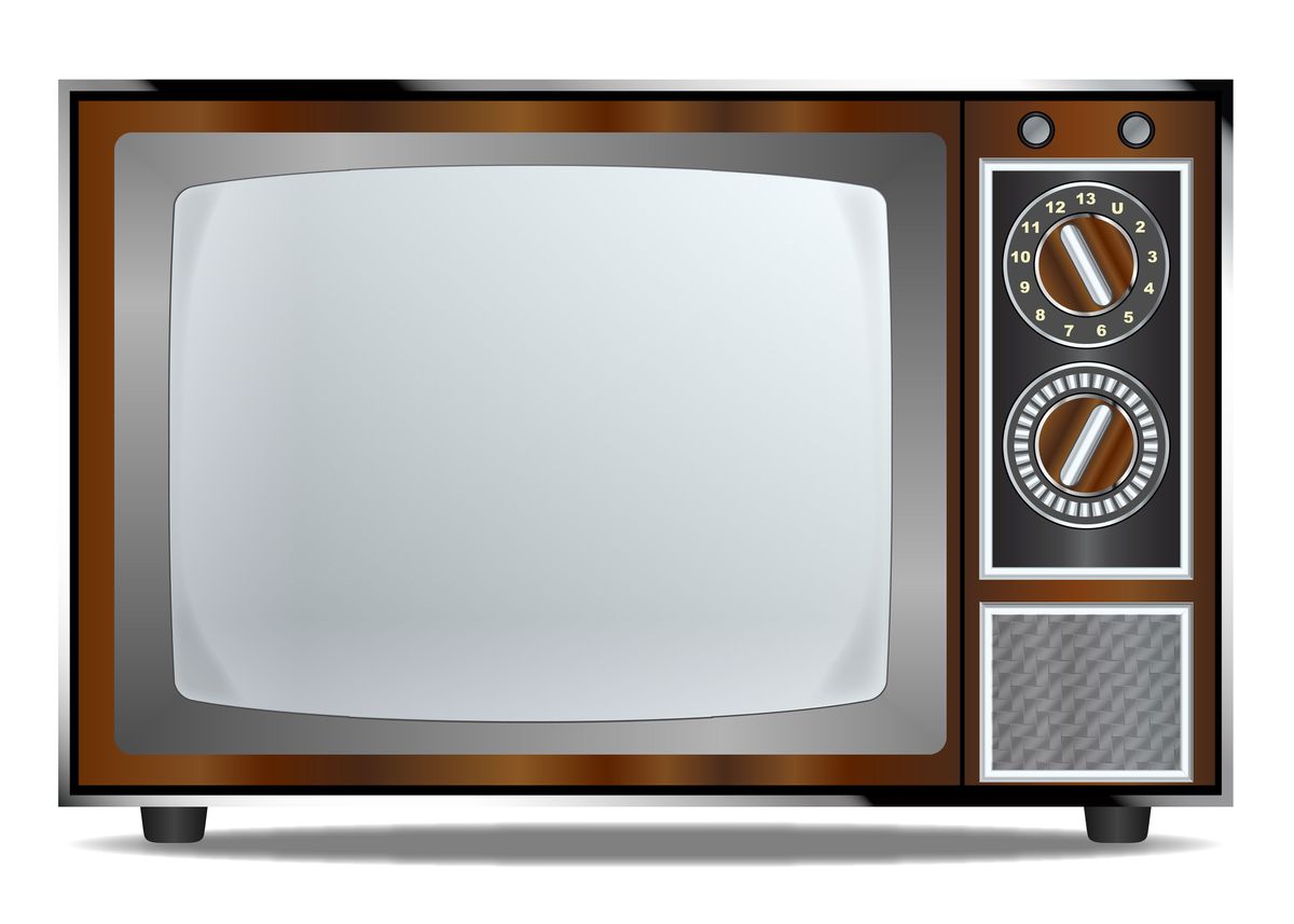 'Old Television Set' Poster, picture, metal print, paint by HomeStead ...